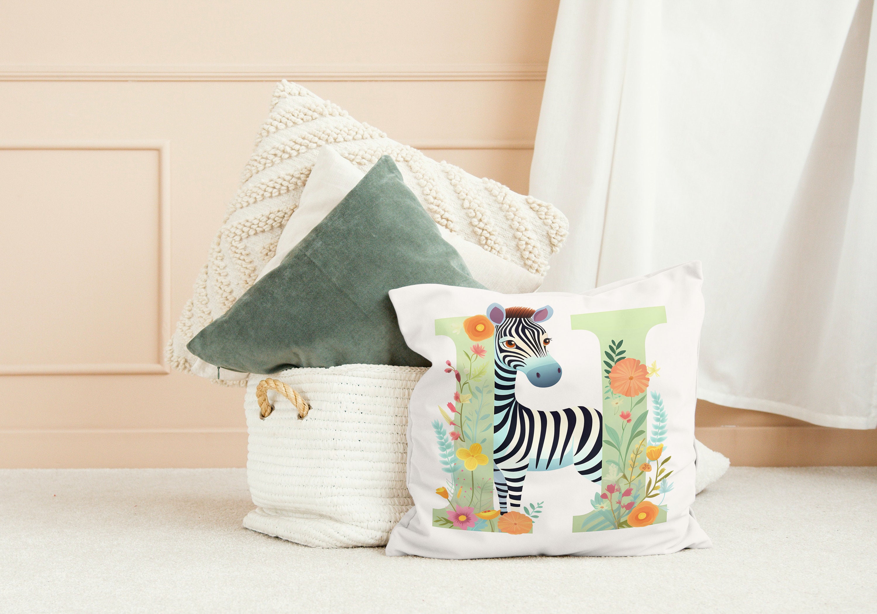 Zebra H Graphic Transparent Letter Graphic Printable Art, Aesthetic ...