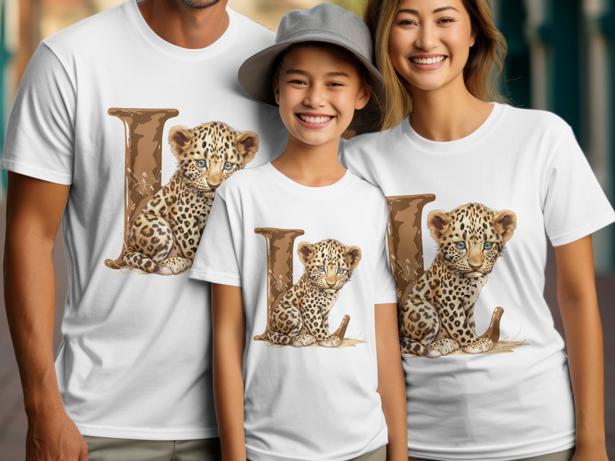 Leopard Letter L Transparent Letter Graphic Printable Art, Aesthetic ...