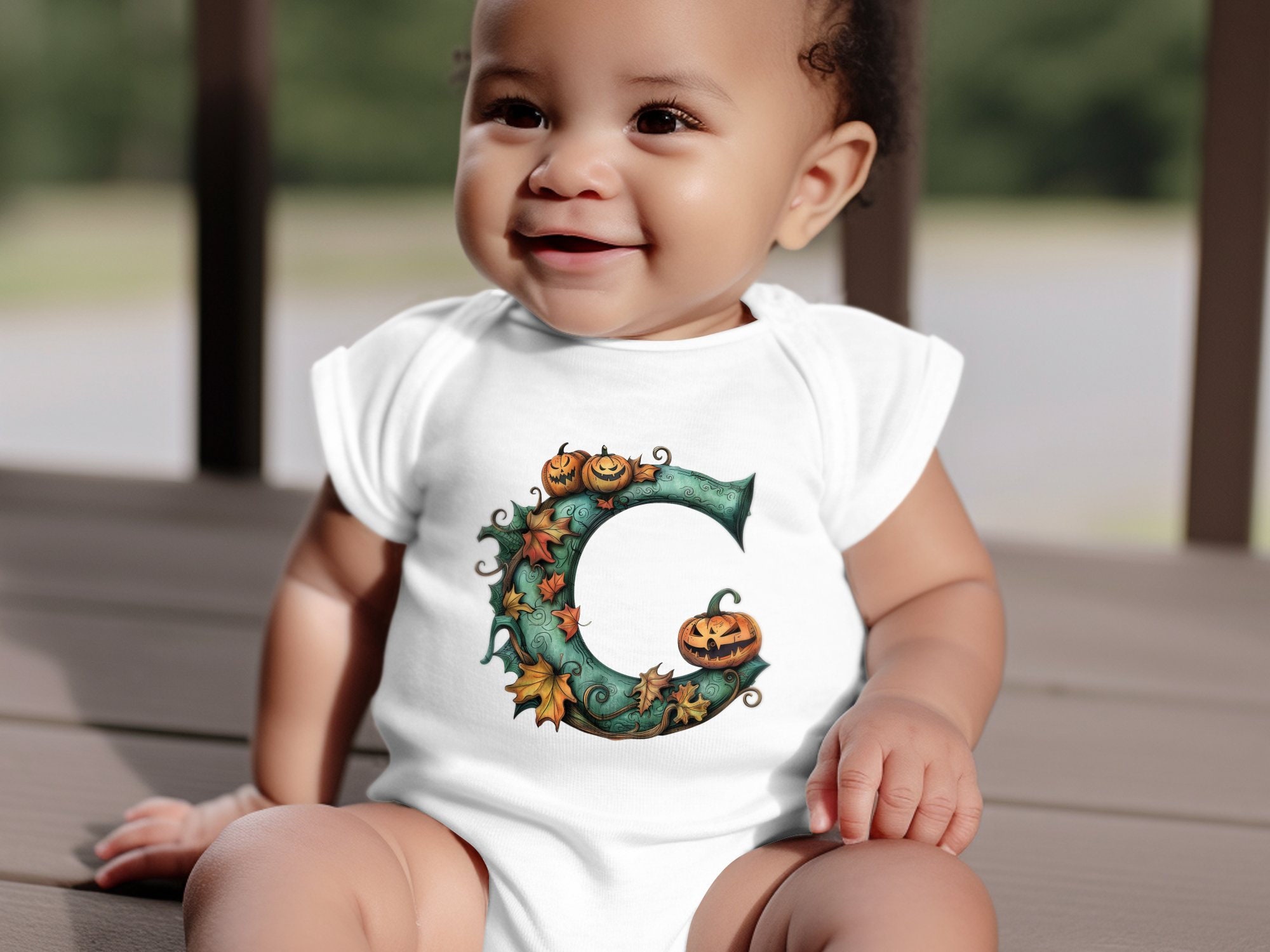 Haunted Halloween Letter C Transparent Letter Graphic Printable Art ...