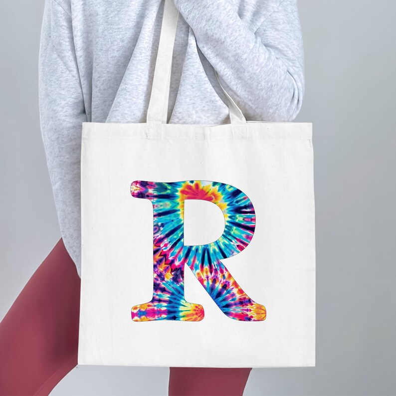 Tie Dye Letter R Transparent Letter Graphic Printable Art, Aesthetic ...