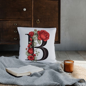 Red Roses Letter B Graphic Transparent Letter Graphic Printable Art ...