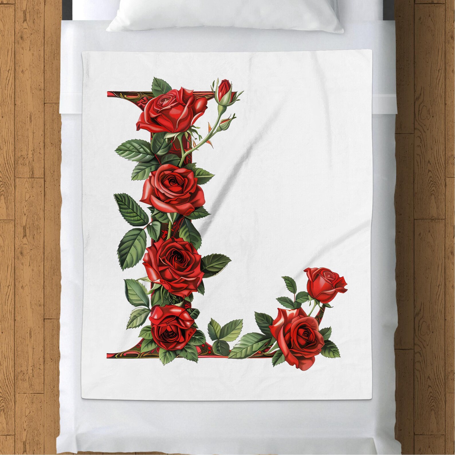 Red Roses Letter L Transparent Letter Graphic Printable Art, Aesthetic ...