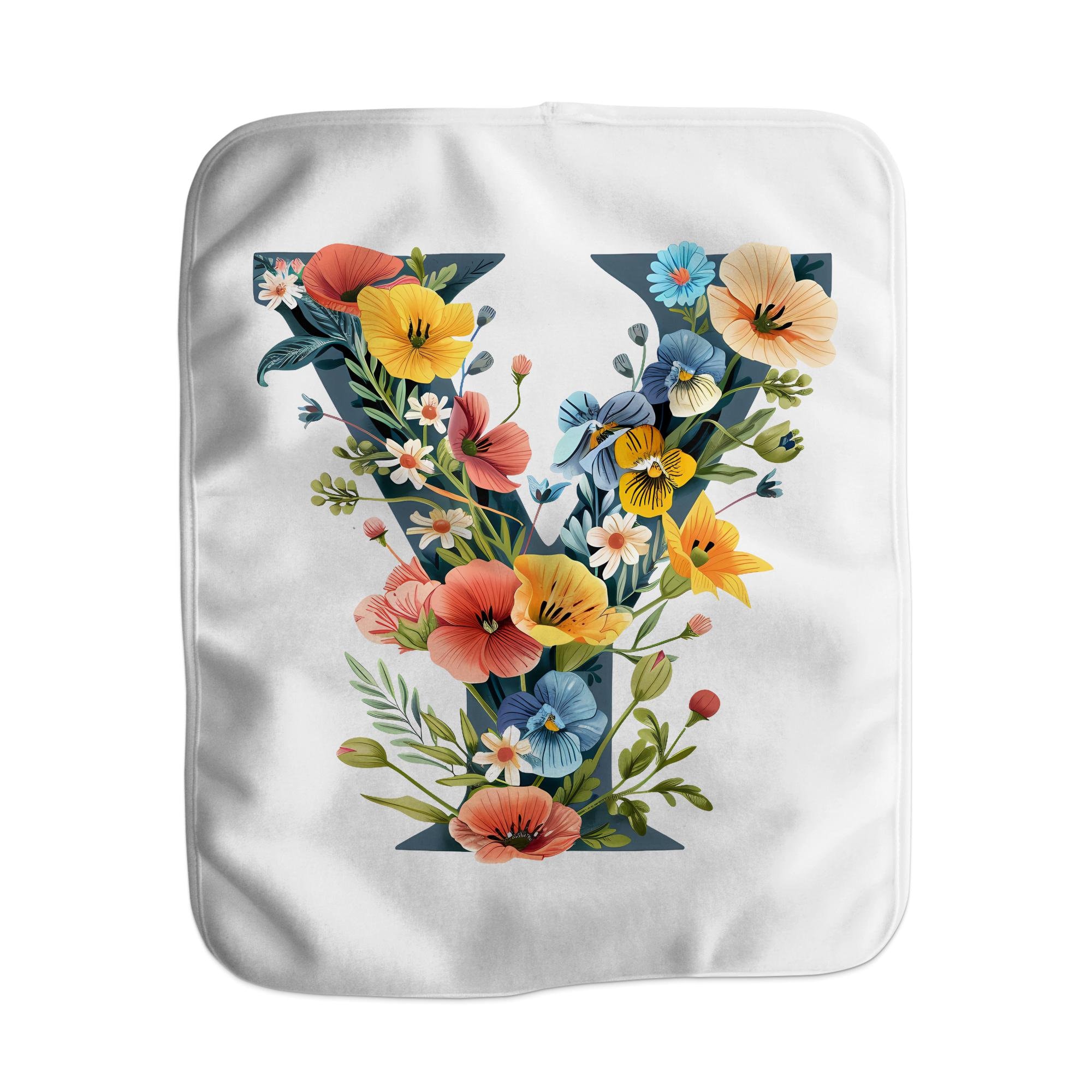 Floral Letter Y Transparent Letter Graphic Printable Art, Aesthetic ...