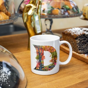 Fall Trees Letter D Graphic Transparent Letter Graphic Printable Art ...