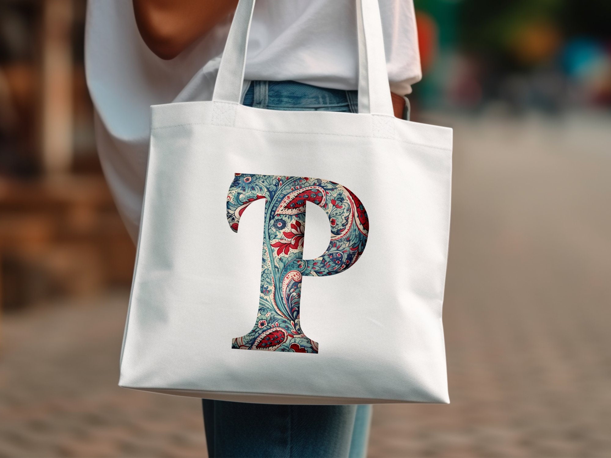 Paisley Letter P Transparent Letter Graphic Printable Art, Aesthetic ...