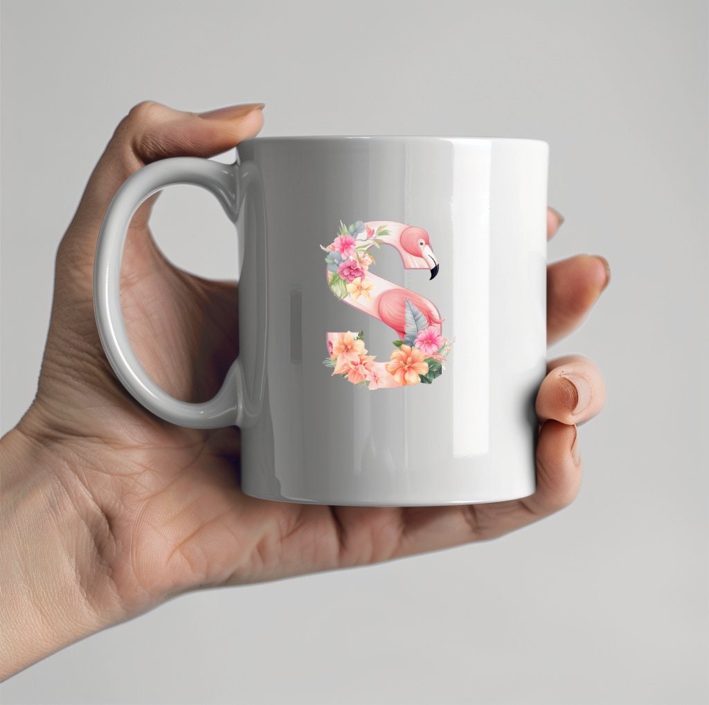 Tropical Letter S Transparent Letter Graphic Printable Art, Aesthetic ...