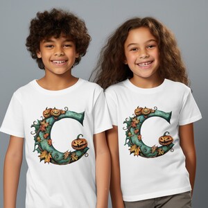 Haunted Halloween Letter C Transparent Letter Graphic Printable Art ...