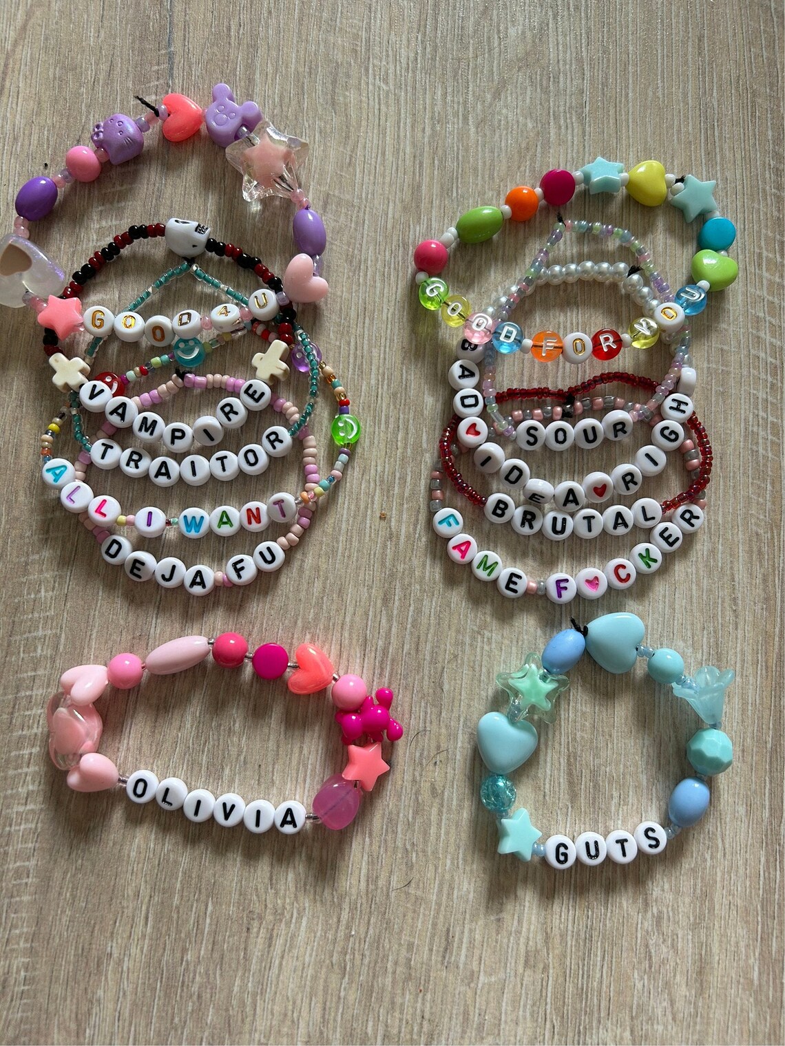 Olivia Rodrigo Guts Tour 2024 Bracelets - Etsy