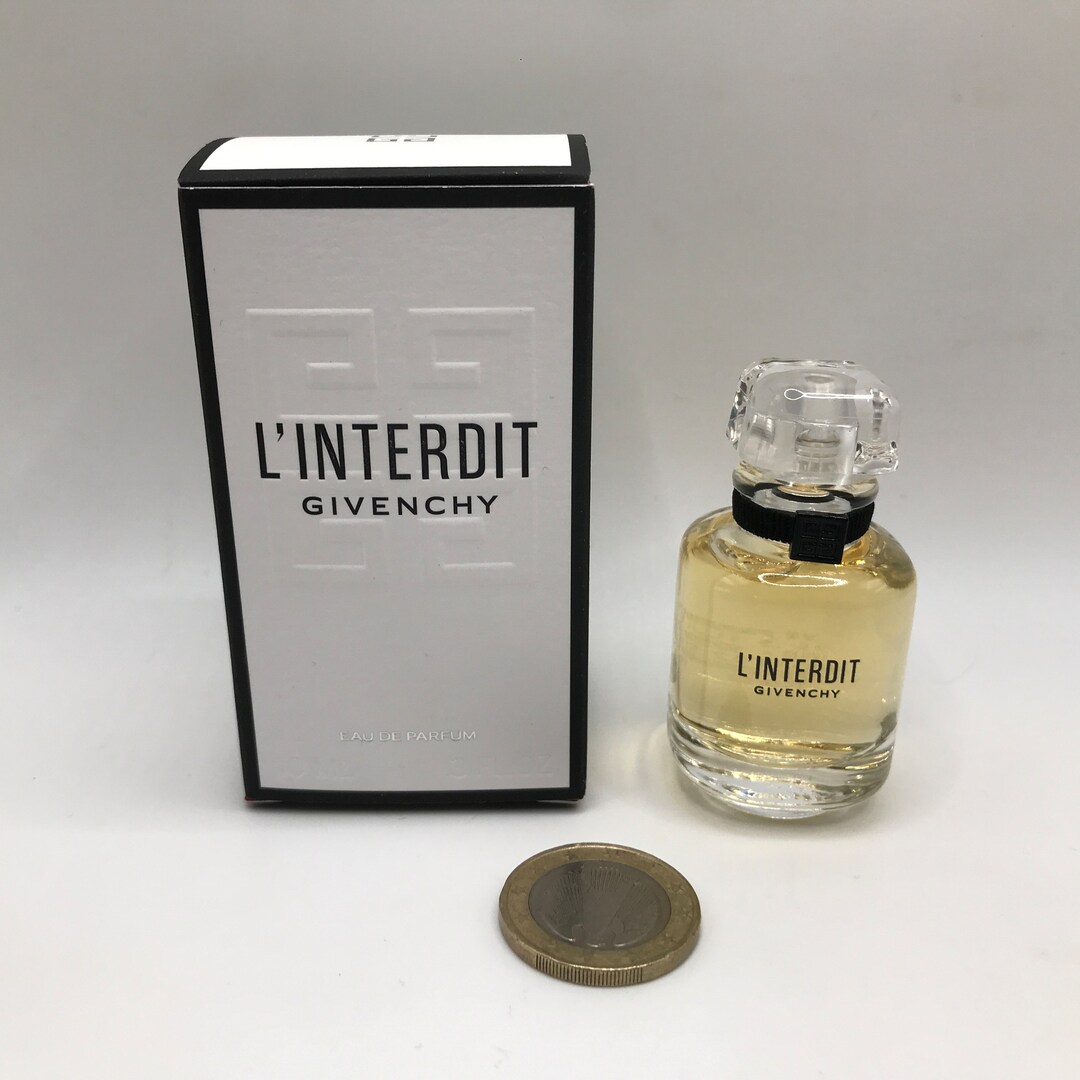 Givenchy L'interdit EDP 10ml MINIATURE Perfume - Etsy