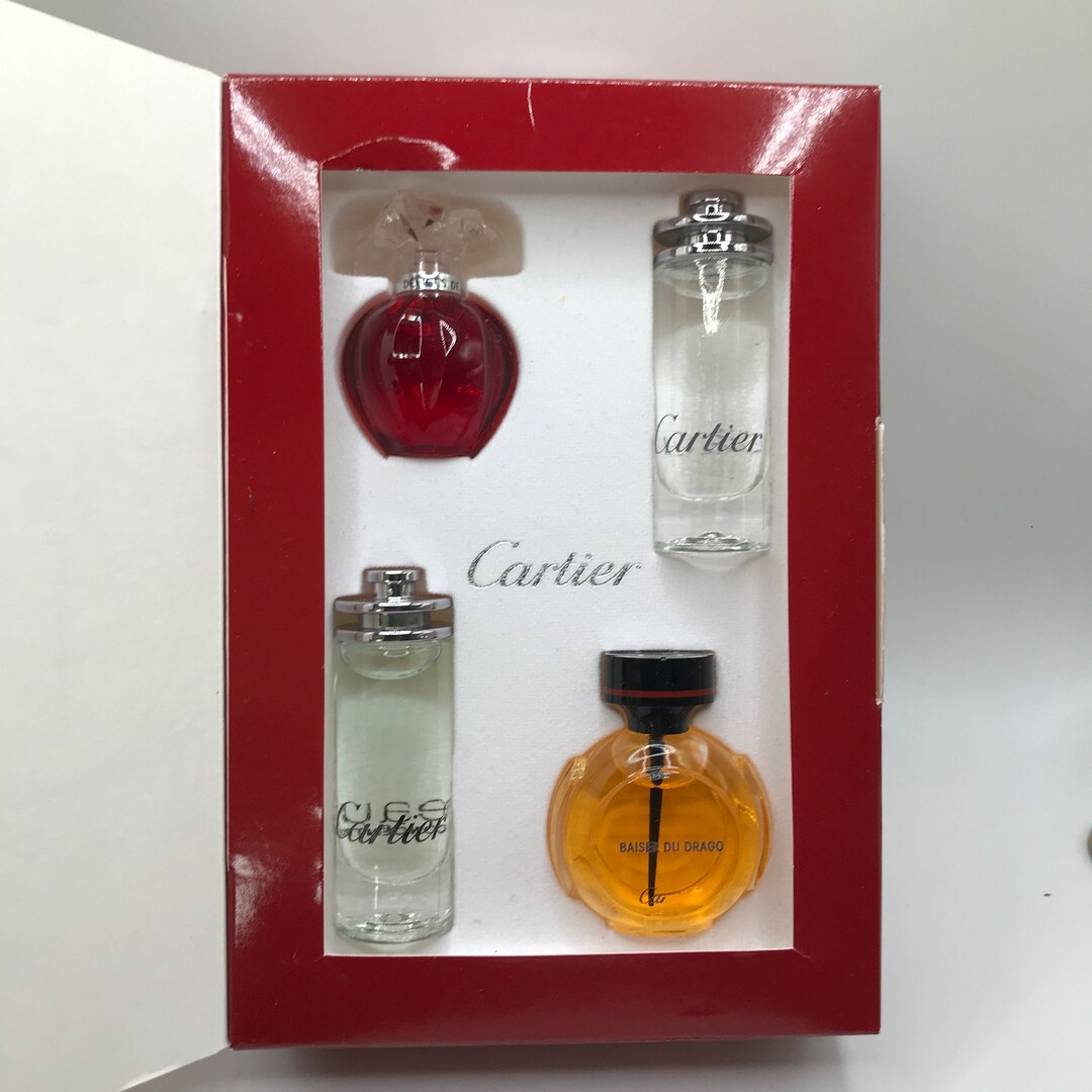 Cartier MINIATURE Perfume Collection: Delices Eau De Cartier - Etsy