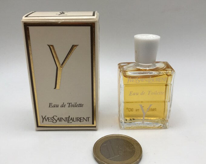 YSL Y EDT 7ml MINIATURE Perfume 1990's - Etsy