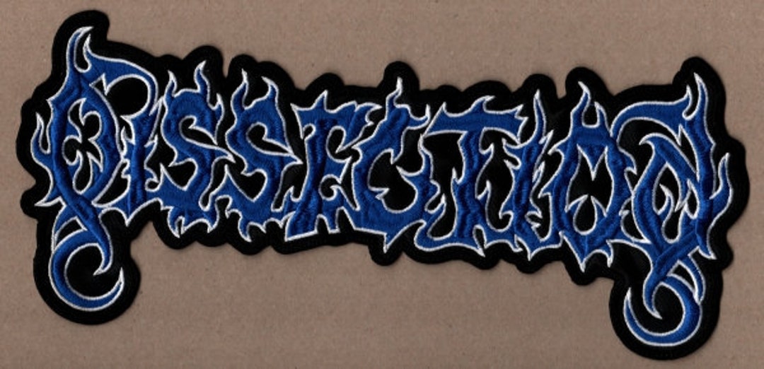 Dissection Blue Logo Back Patch - Etsy