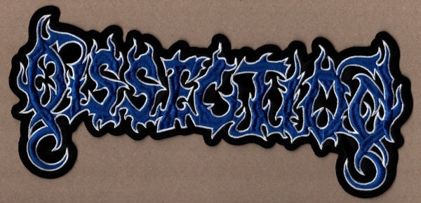 Dissection Blue Logo Back Patch - Etsy