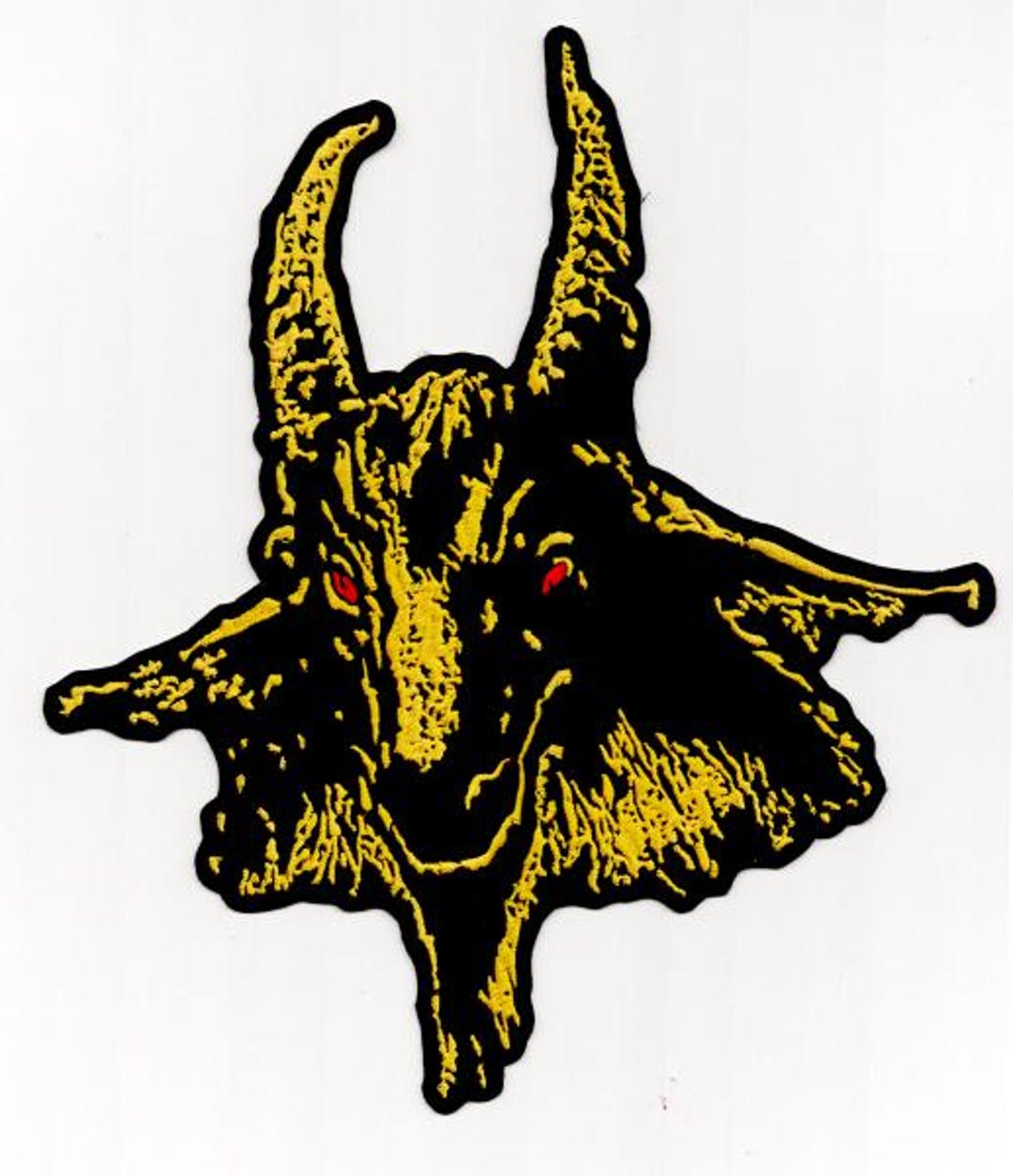 Bathory Yellow Goat Back Patch - Etsy