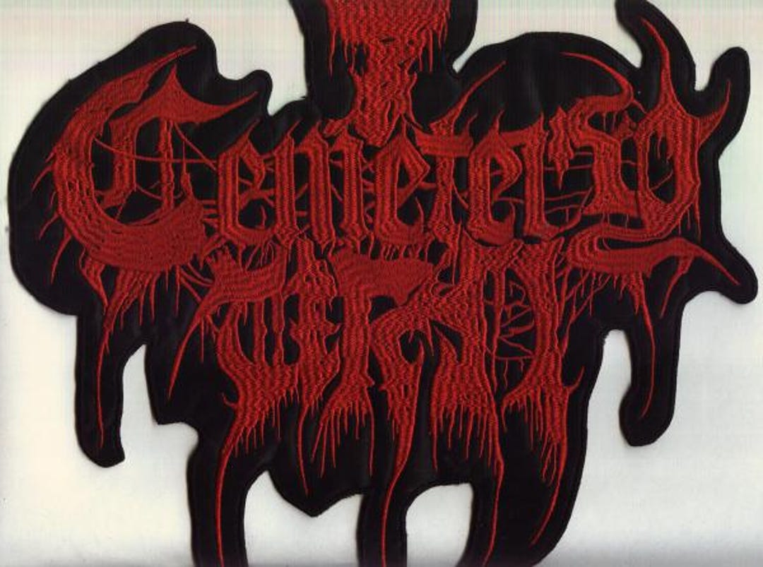 Cemetary Urn Red Logo Back Patch - Etsy