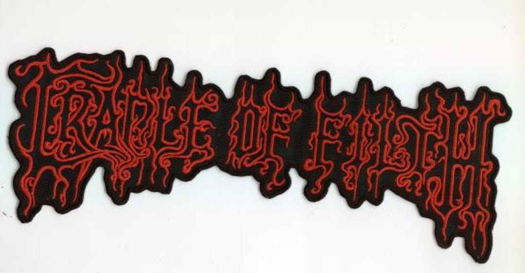 Cradle of Filth Red Logo Back Patch - Etsy