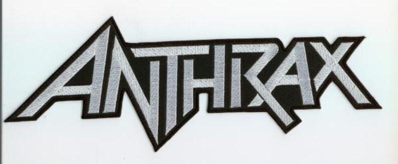 Anthrax - White Logo Back Patch - Etsy