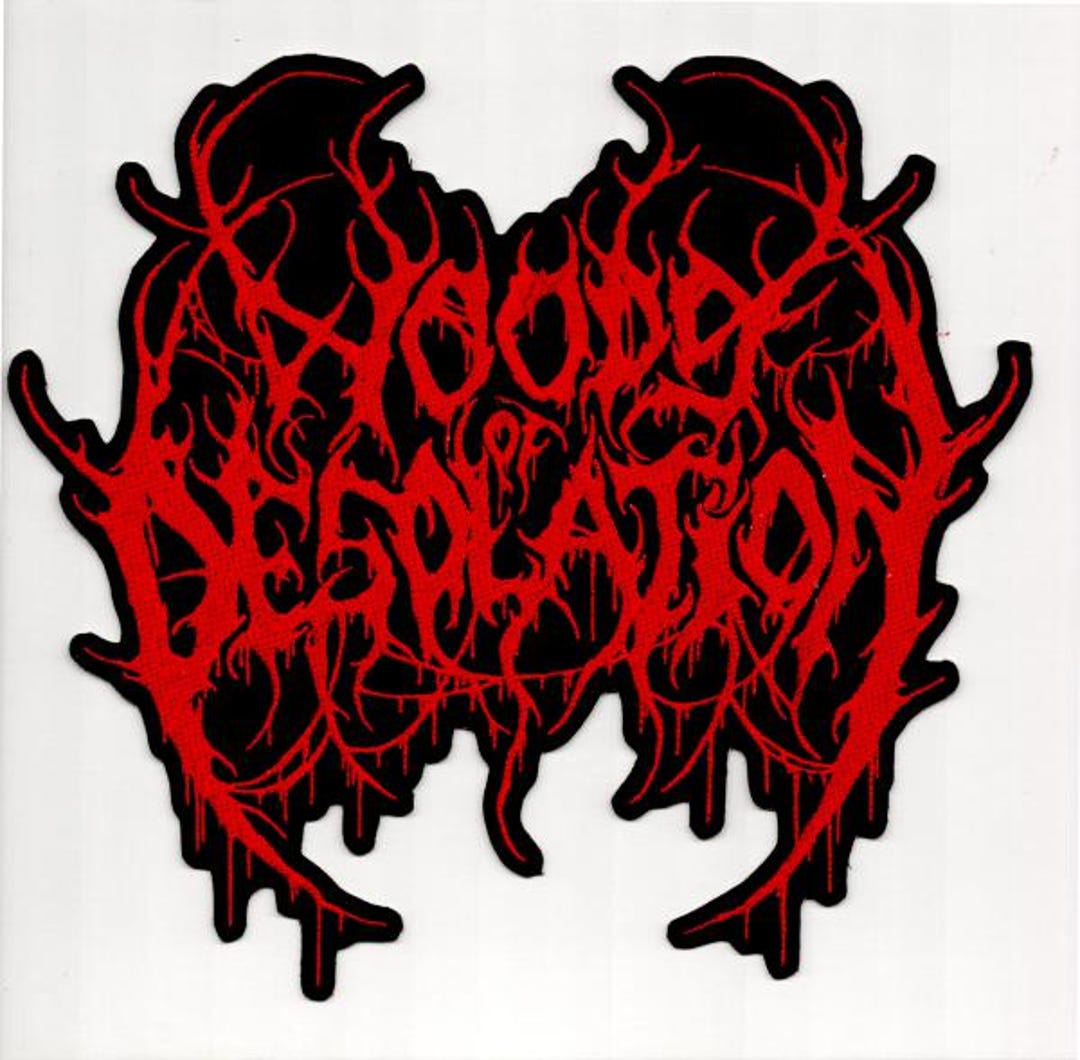 Woods of Desolation Red Logo Back Patch - Etsy