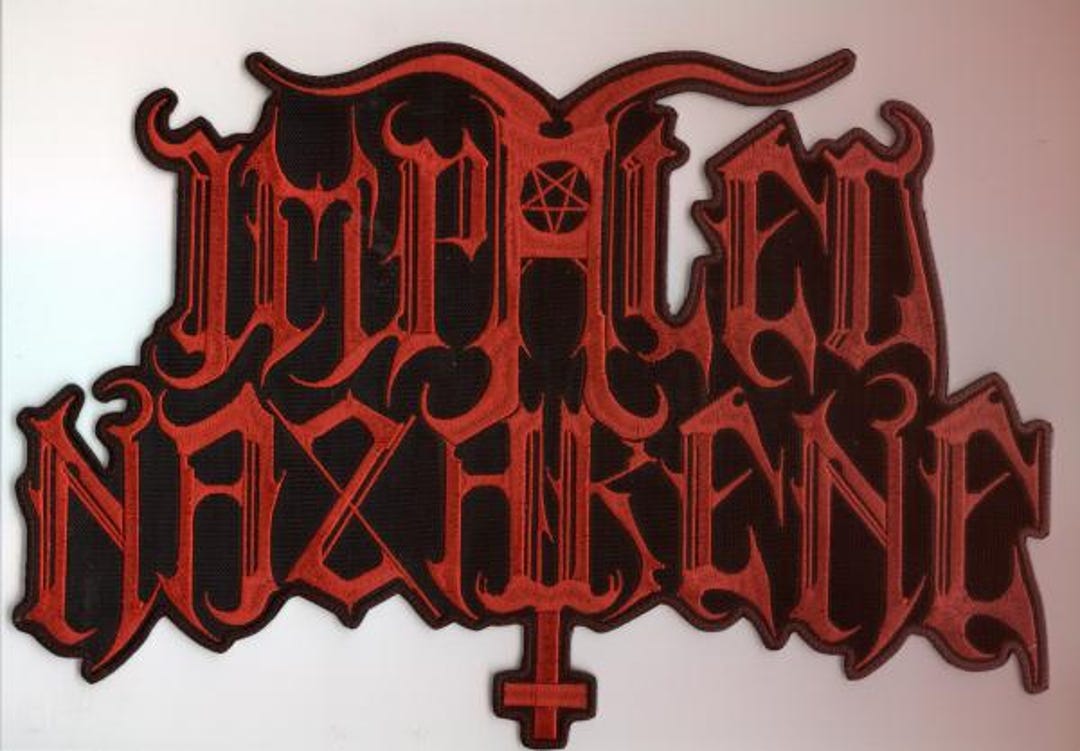 Impaled Nazarene Red Logo Back Patch - Etsy