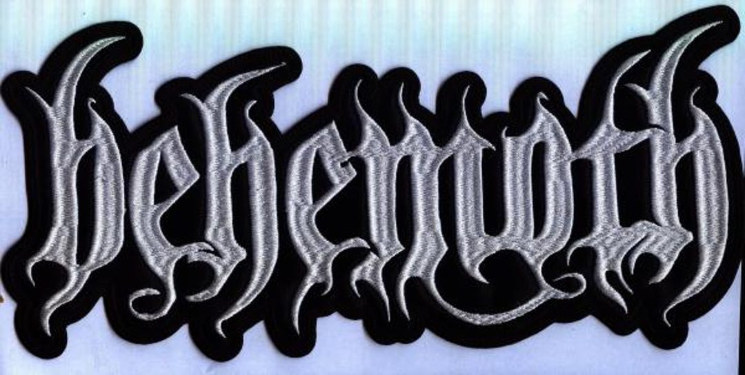 Behemoth White Logo Back Patch - Etsy