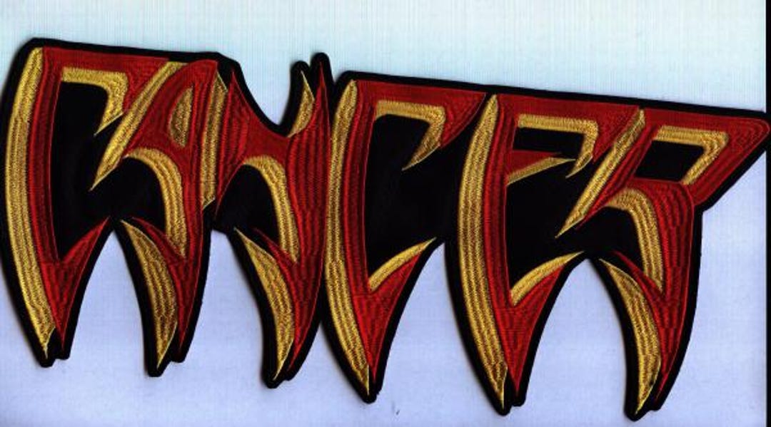 Cancer Yellow Red Back Patch - Etsy