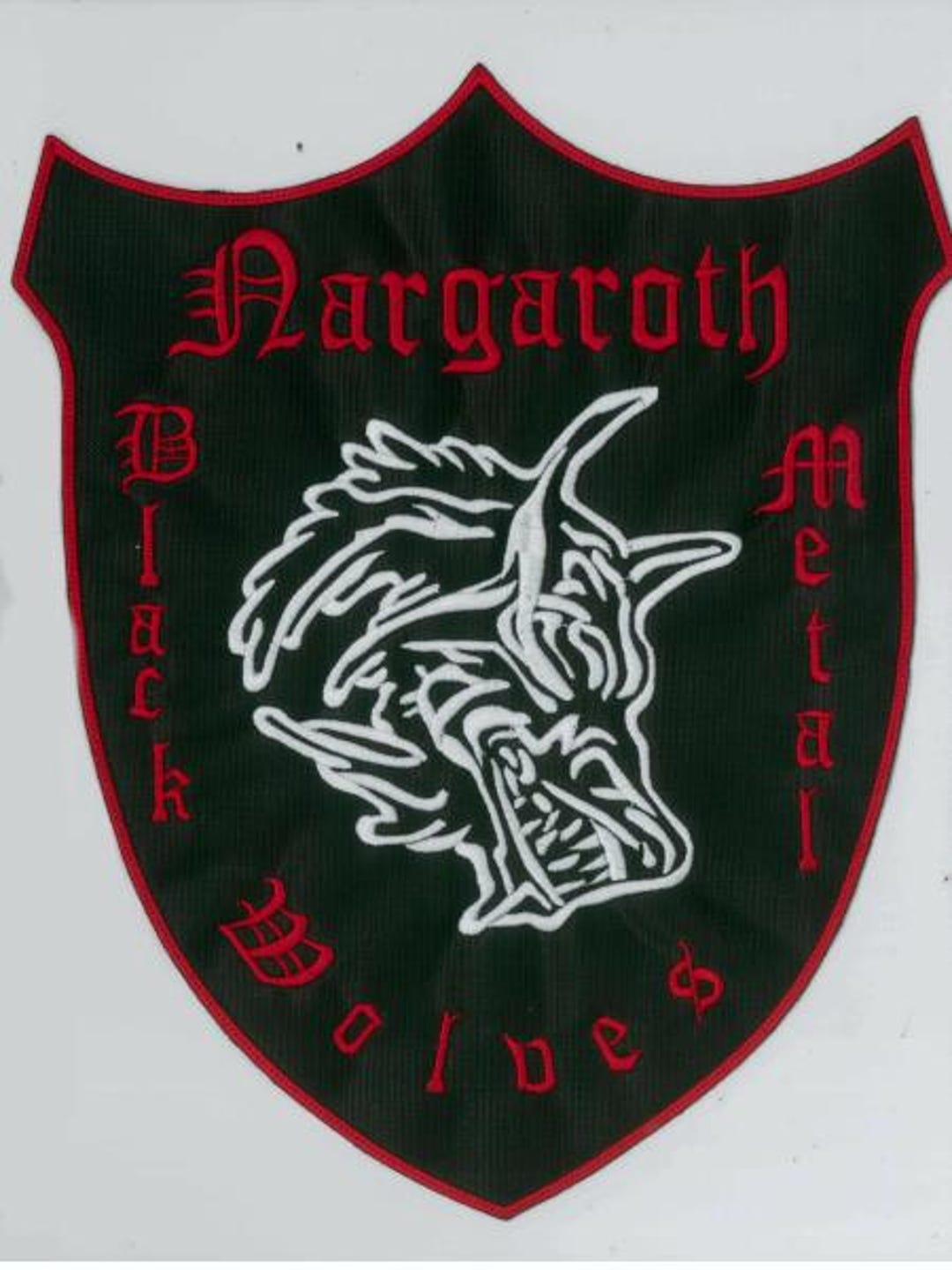 Nargaroth Black Metal Wolves Crest Backpatch - Etsy