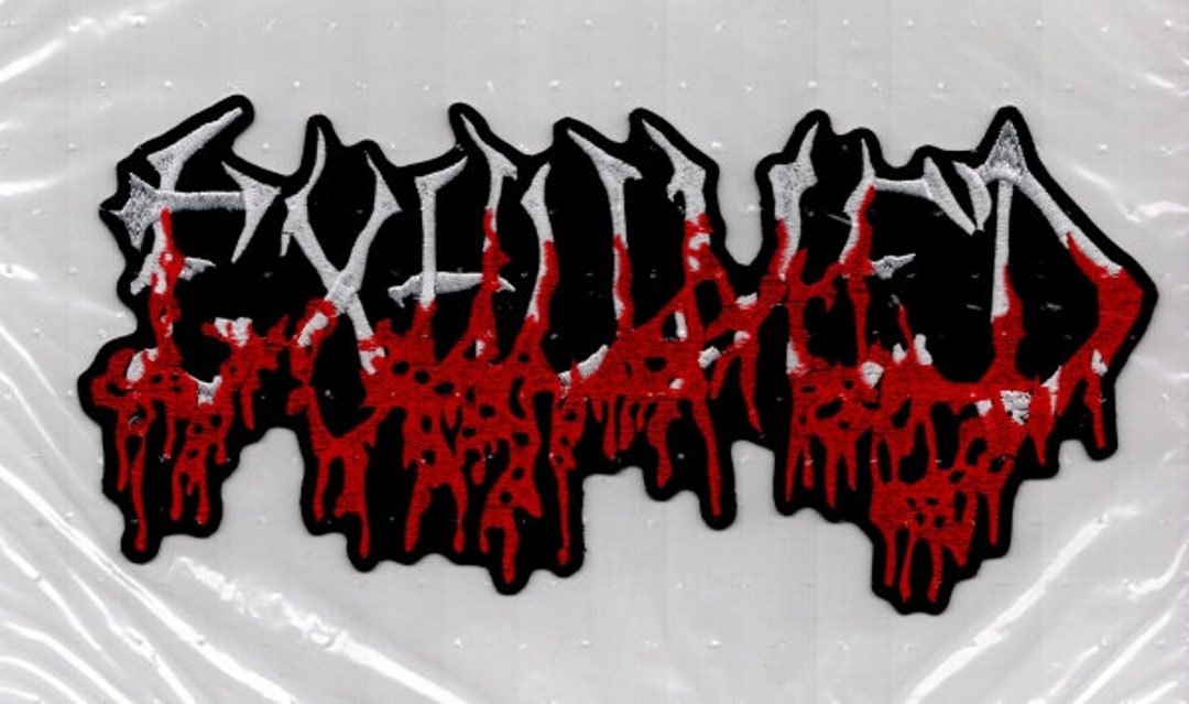 Exhumed Red White Back Patch - Etsy