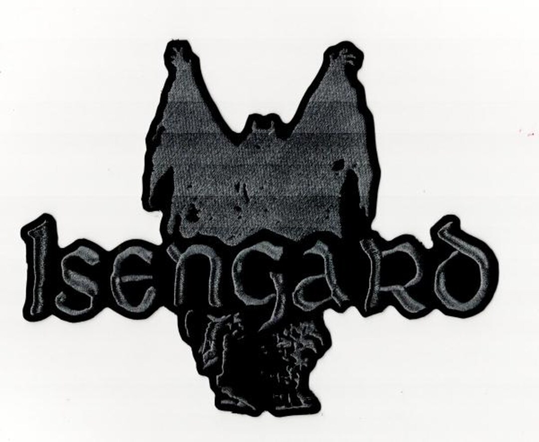 Isengard Grey Logo & Ghost Back Patch - Etsy