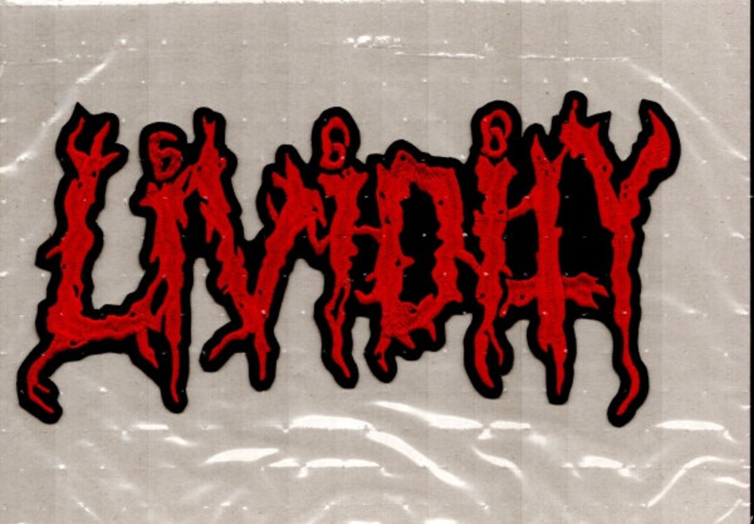 Lividity Red Logo Back Patch - Etsy