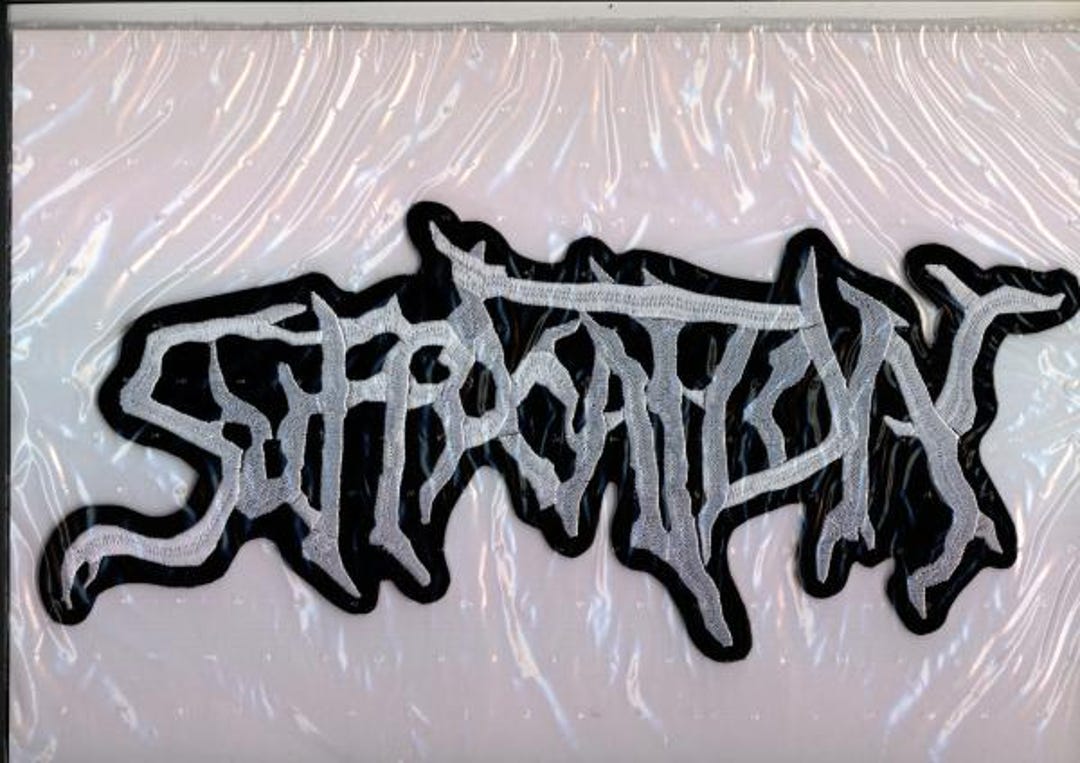 Suffocation White Logo Back Patch - Etsy