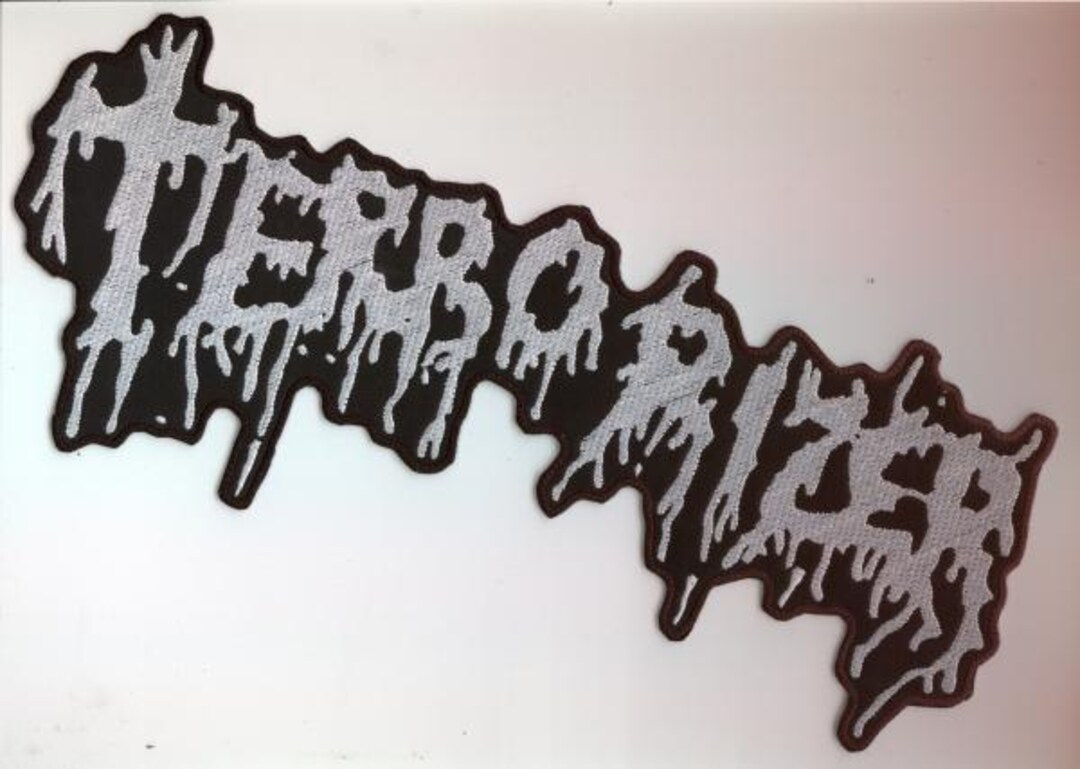 Terrorizer - White Logo Back Patch - Etsy