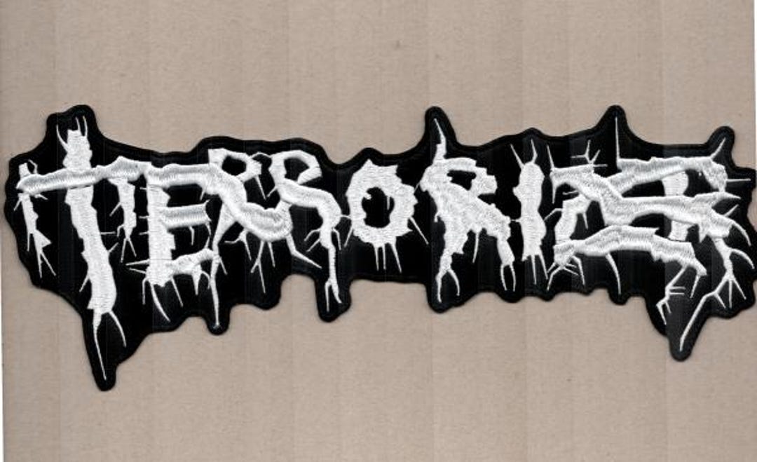 Terrorizer White Demo Logo Backpatch - Etsy