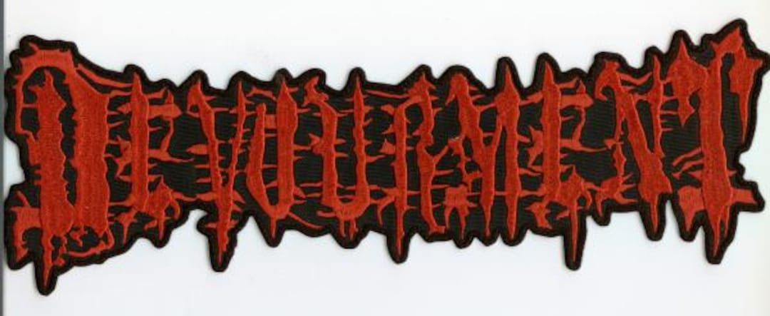 Devourment Red Logo Back Patch - Etsy