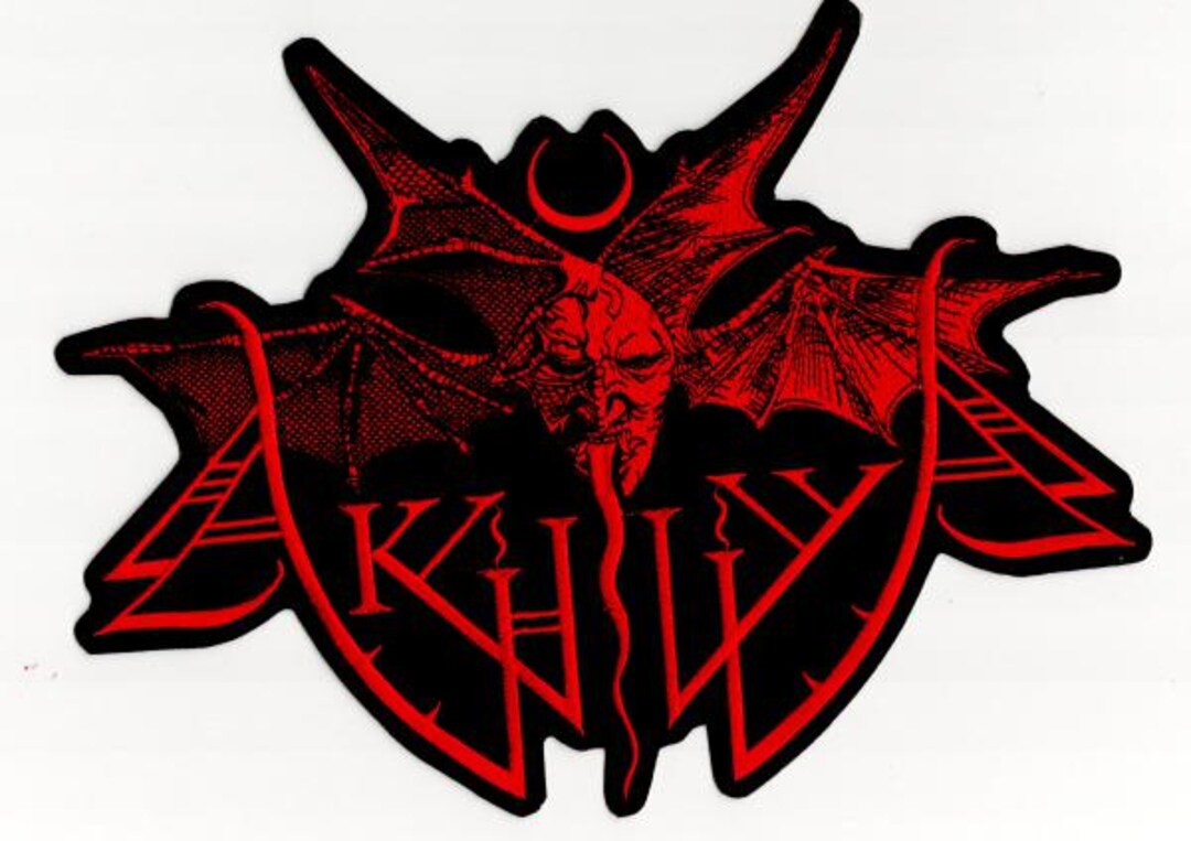 Akhlys Red Logo Back Patch - Etsy