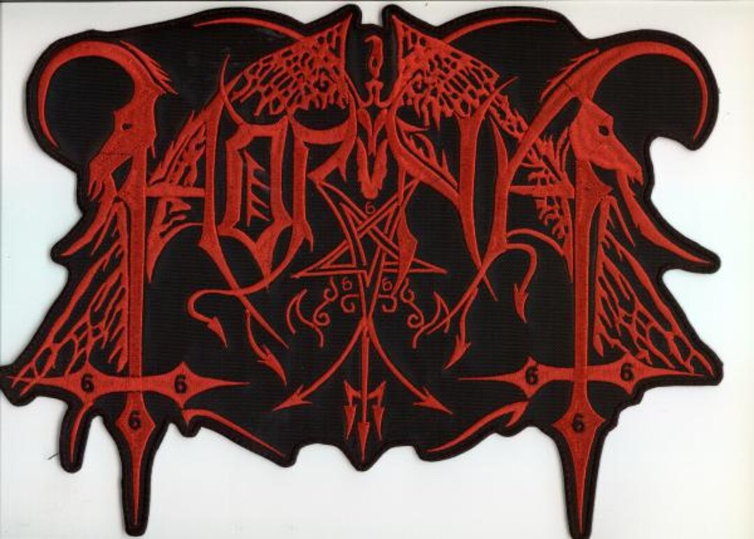 Horna Red Logo Back Patch - Etsy