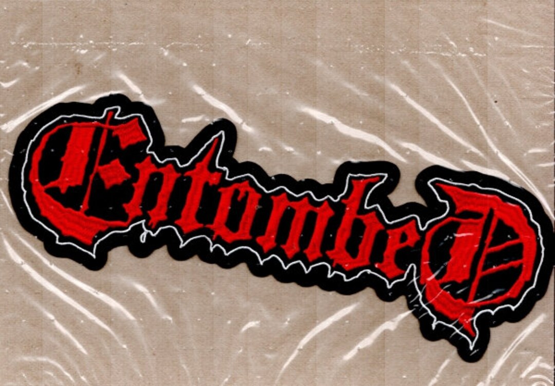 Entombed Patch arrière avec logo rouge et blanc - Etsy France