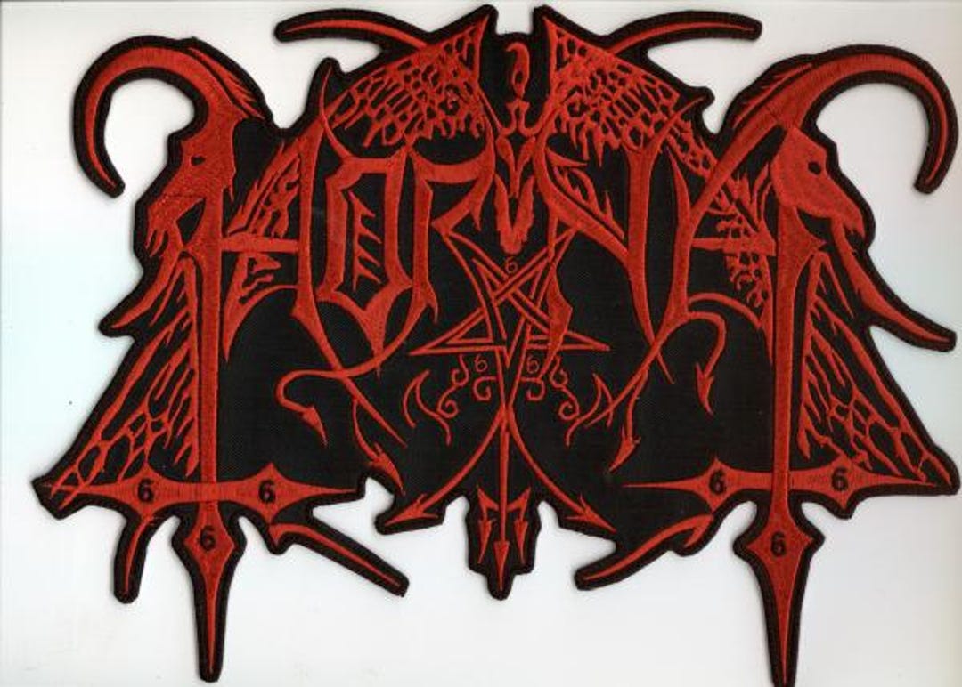 Horna Red Logo Kontour Back Patch - Etsy