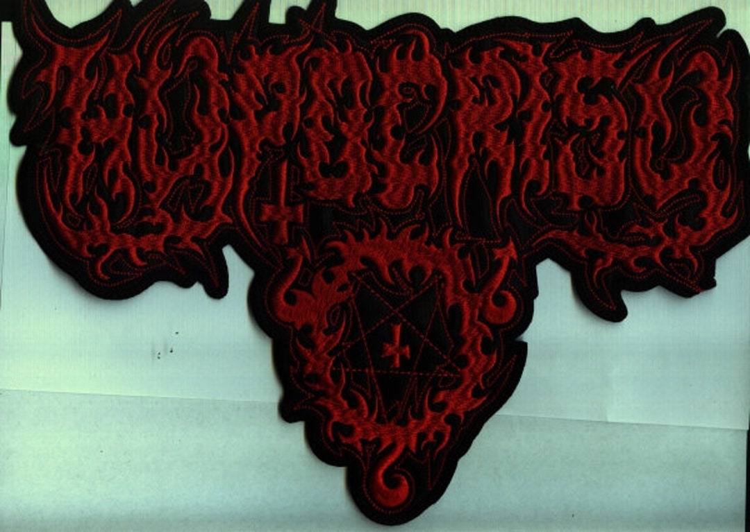 Hypocrisy Red Logo Back Patch - Etsy