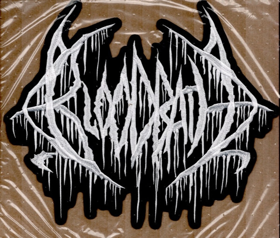 Bloodbath White Logo Back Patch - Etsy