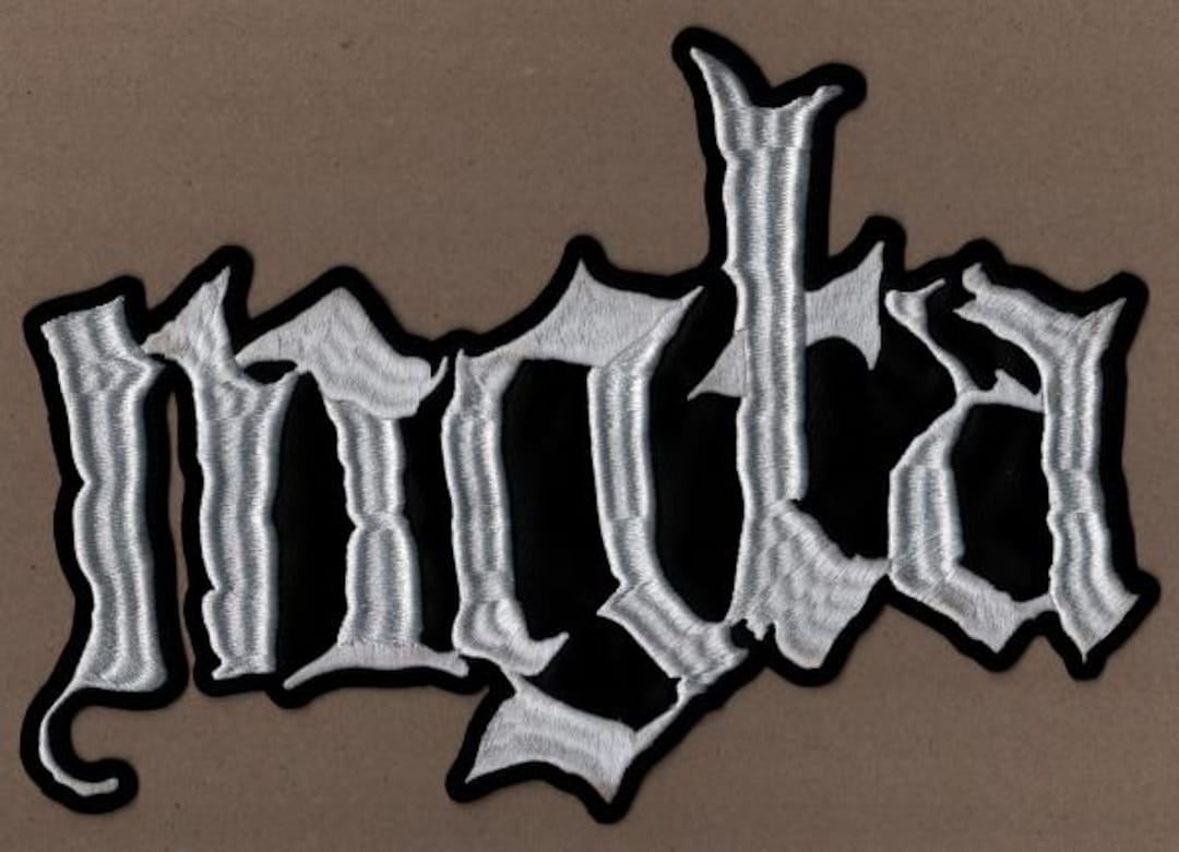 Mgla White Logo Back Patch - Etsy