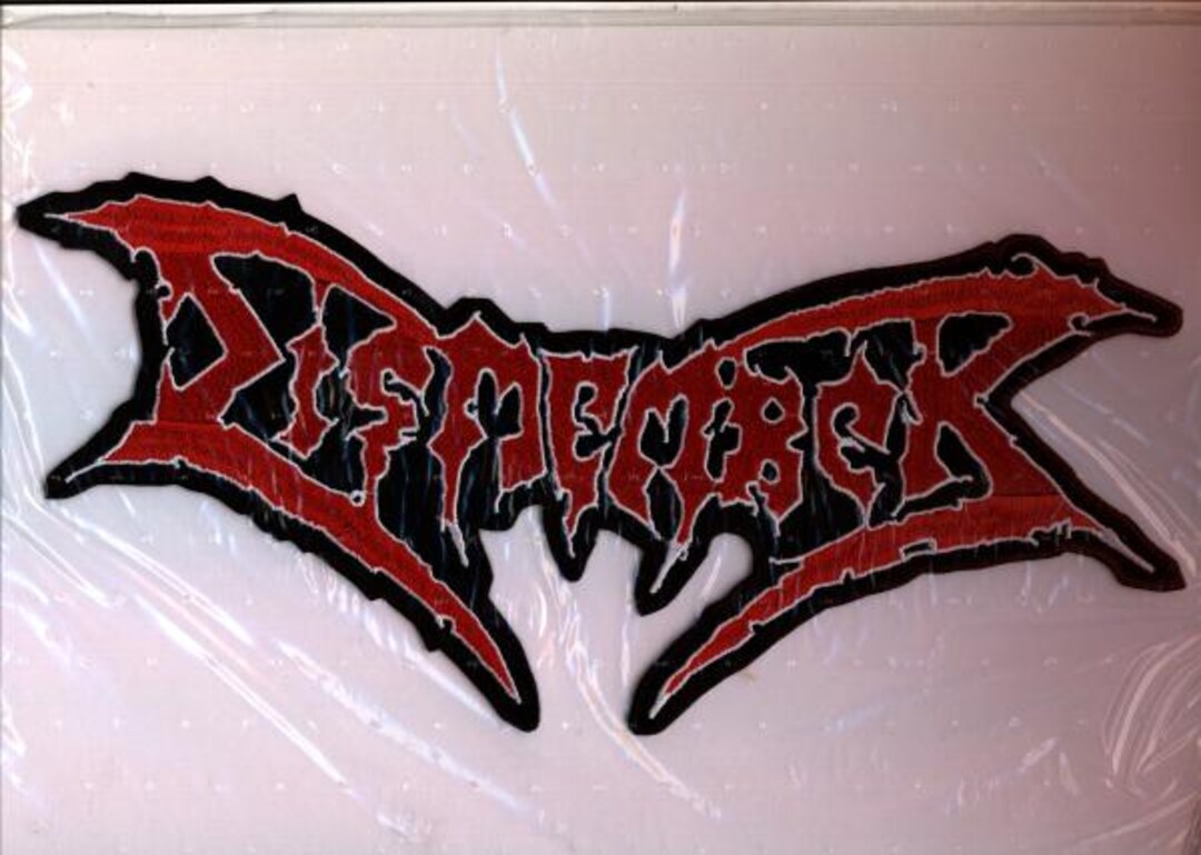 Dismember - White Red White Logo Back Patch - Etsy