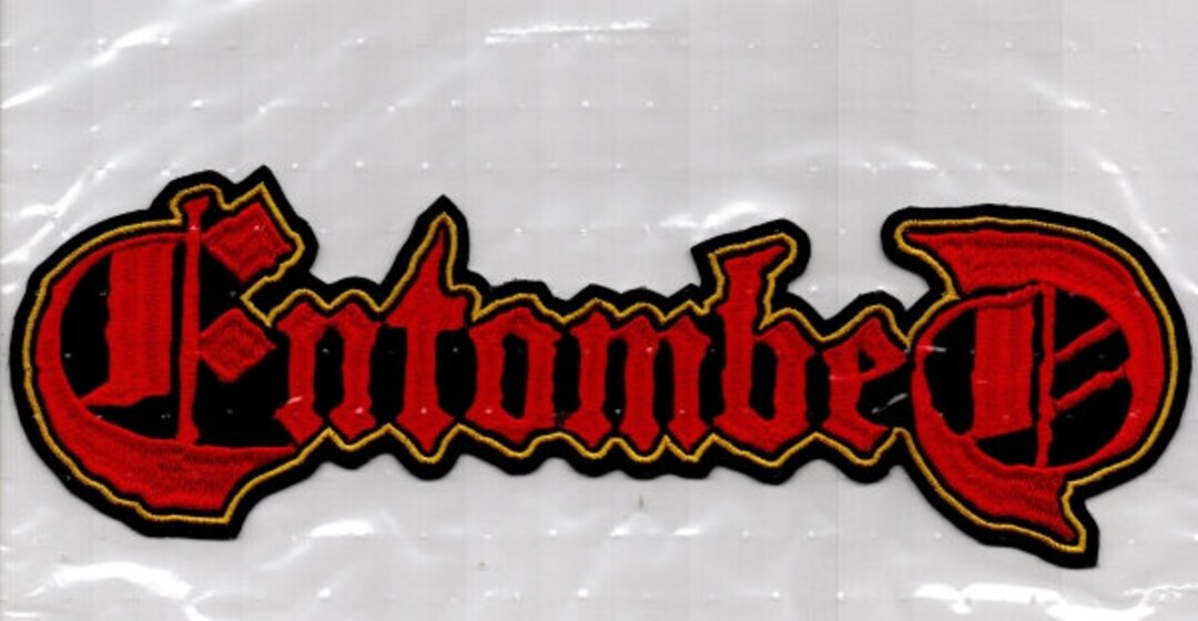 Entombed Red Yellow Logo Back Patch - Etsy