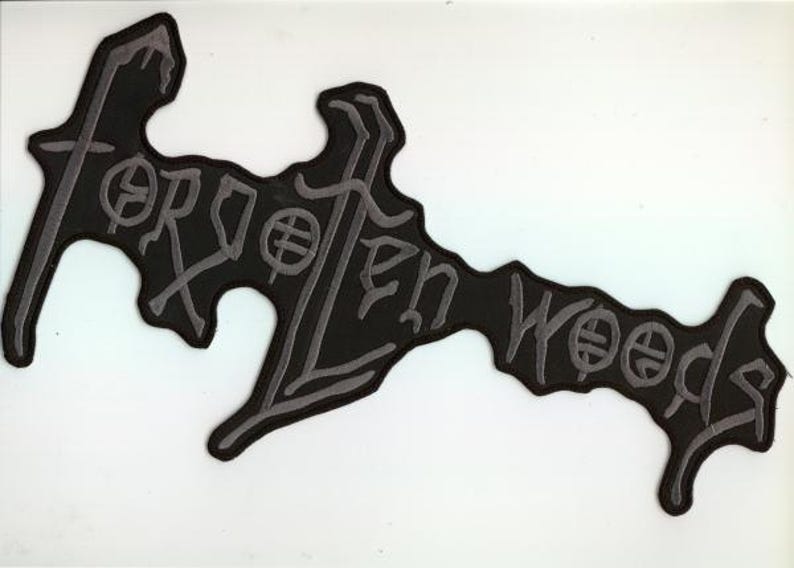 Forgotten Woods - Grey Logo Back Patch - Etsy Canada