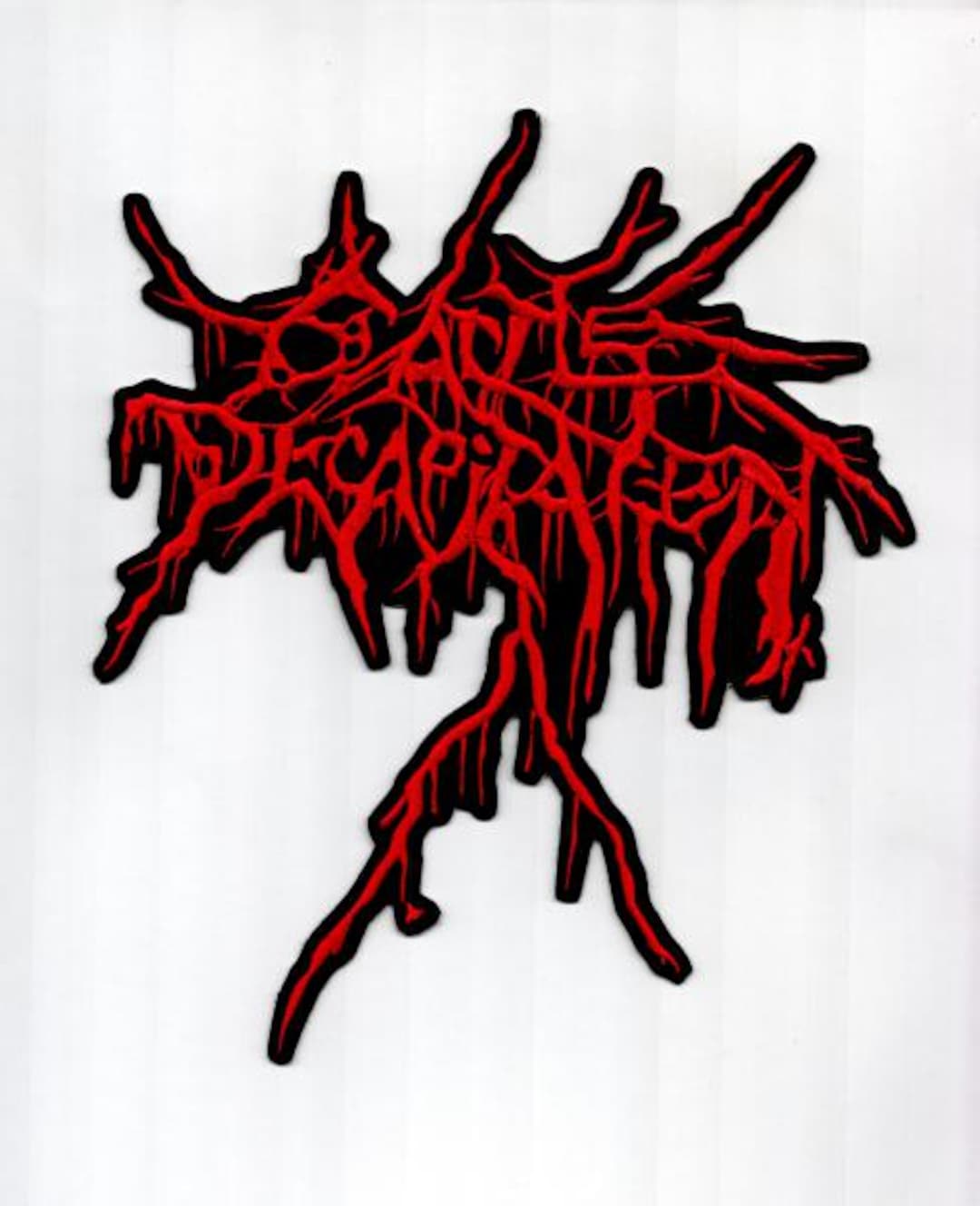 Cattle Decapitated - Red Logo Back Patch - Etsy