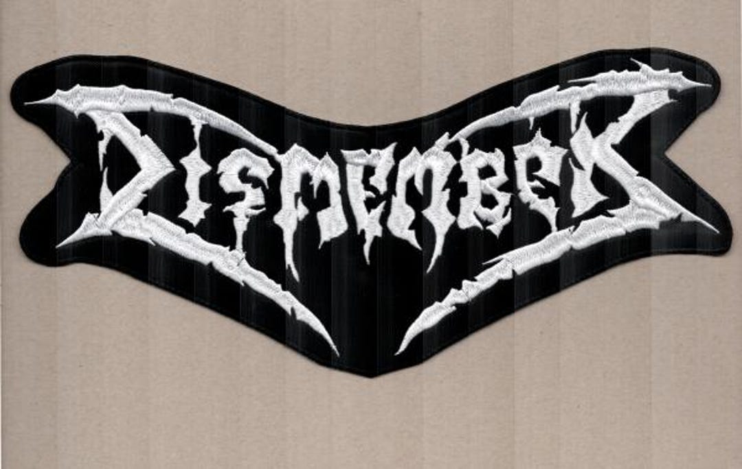 Dismember White Logo Back Patch - Etsy