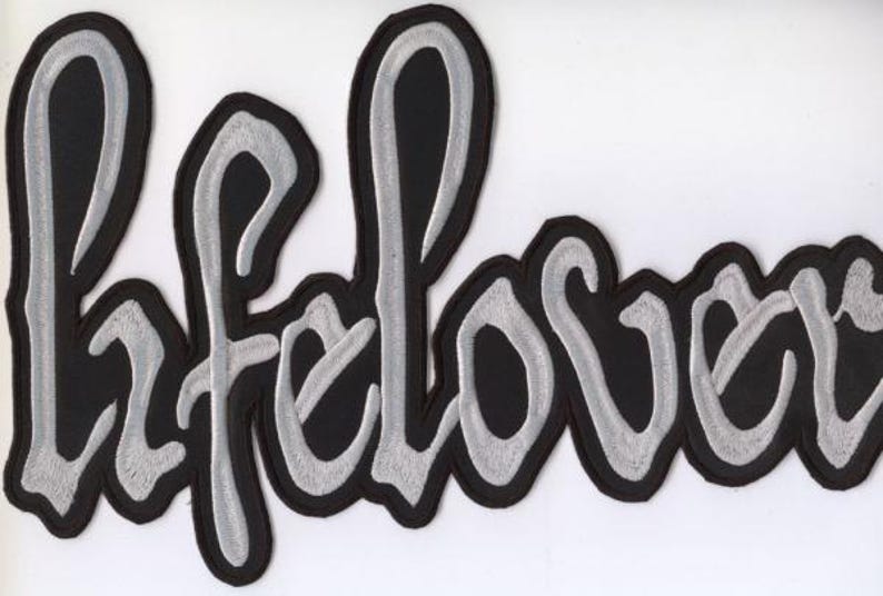Lifelover - White Logo Back Patch - Etsy
