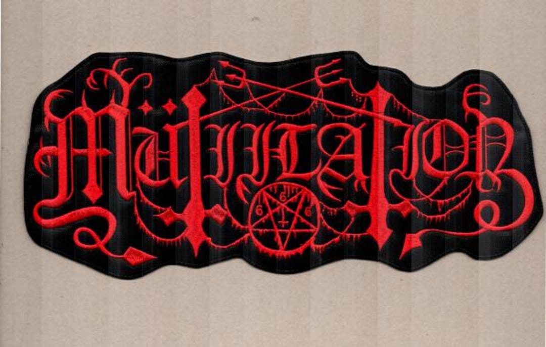 Mutiilation Red Logo Back Patch - Etsy