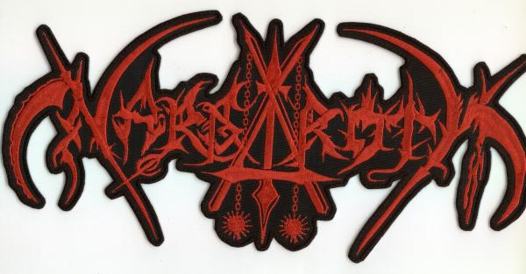Nargaroth - Red Contour Logo Back Patch - Etsy