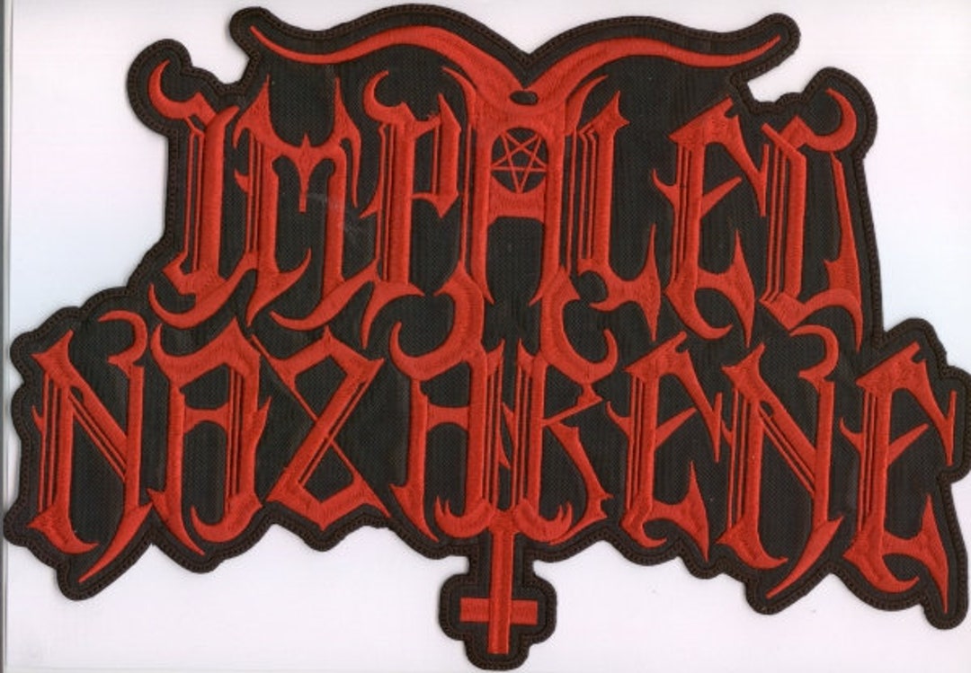 Impaled Nazarene Red Logo Back Patch - Etsy