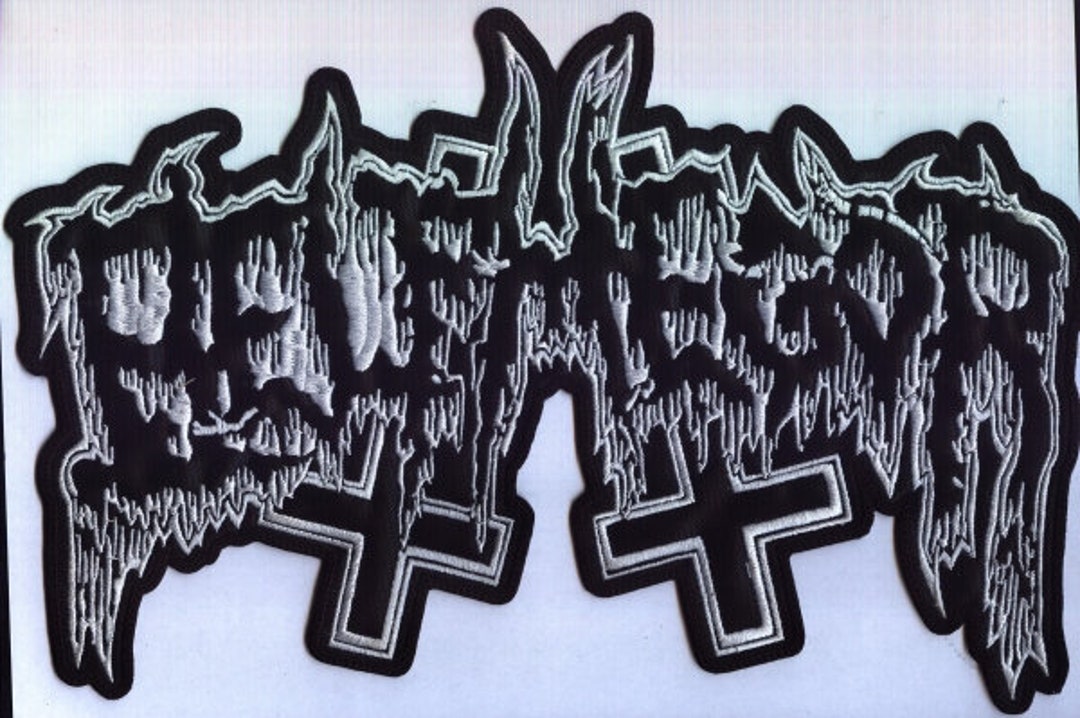 Belphegor White Logo Back Patch - Etsy